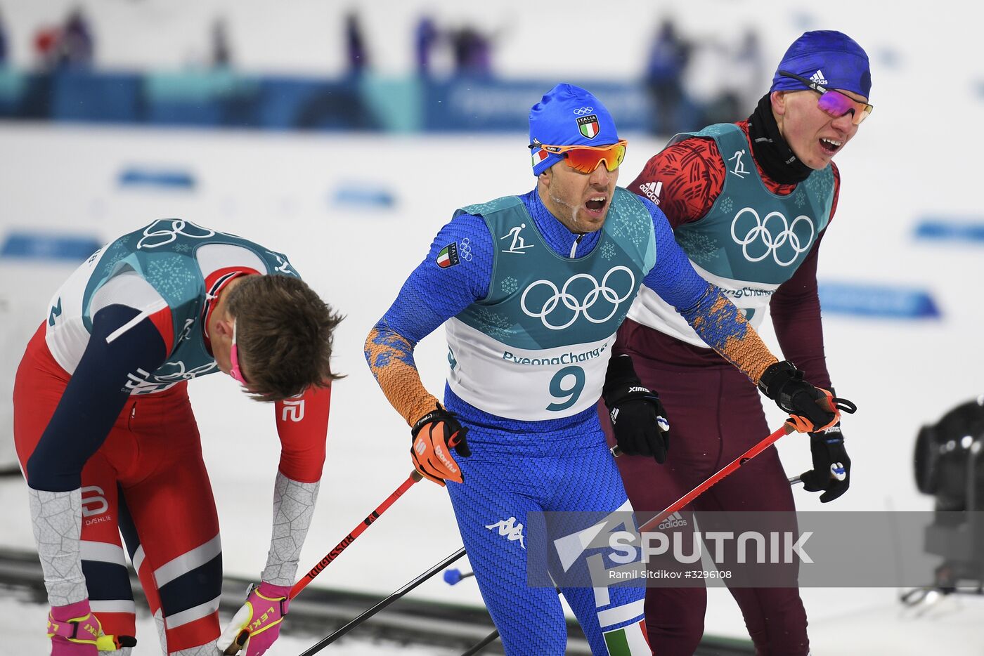 2018 Winter Olympics. Cross-Country Skiing. Men. Sprint | Sputnik Mediabank