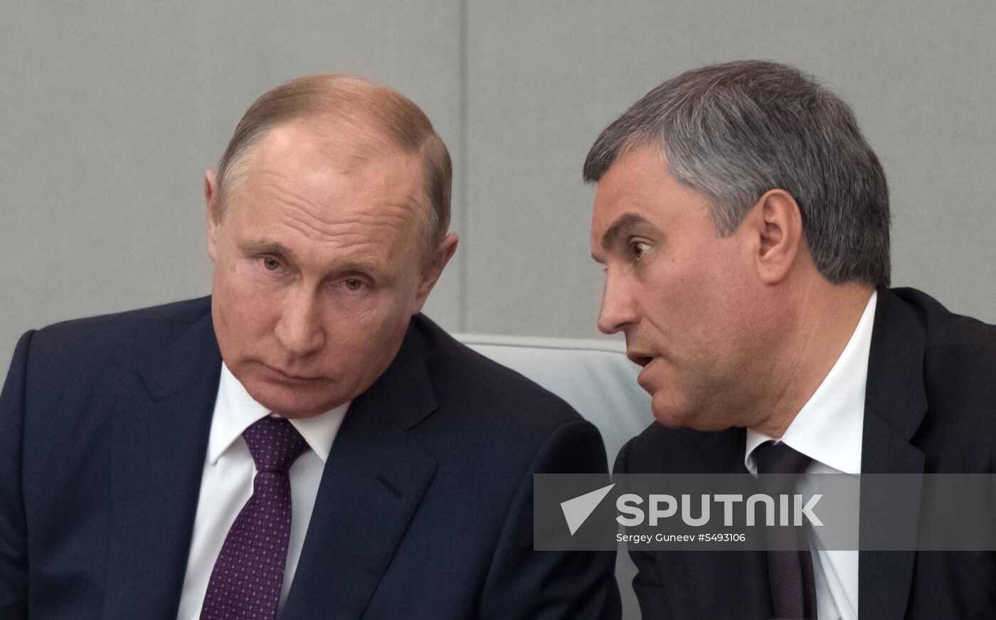 Russian President Vladimir Putin And Candidate For Prime Minister