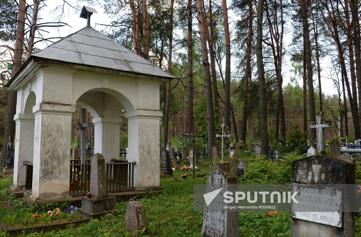 Polish cemetery in Rakow where Princess Krystyna Drucka-Lubecka is ...