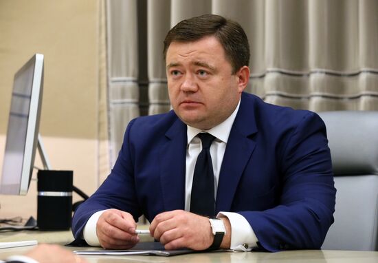 Prime Minister Dmitry Medvedev meets with Director of Russian Export ...