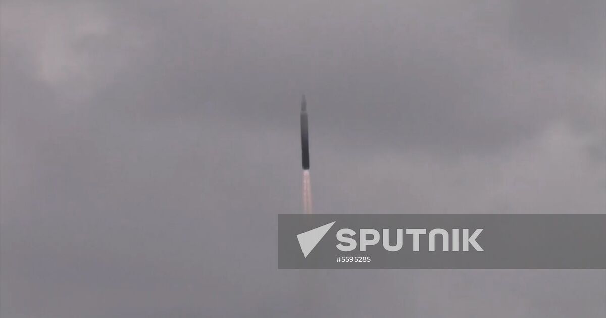 Launch of Avangard hypersonic glide vehicle | Sputnik Mediabank