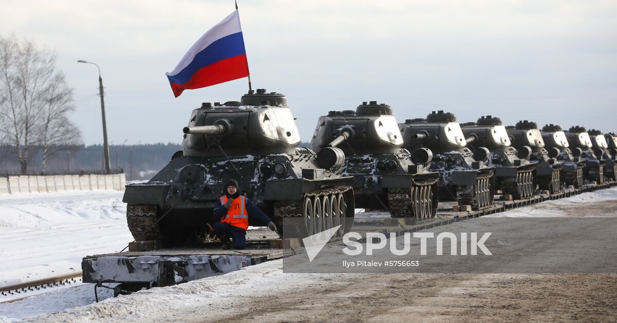 Russia T-34 Tanks | Sputnik Mediabank