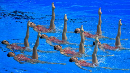 South Korea Aquatics Worlds Team Technical | Sputnik Mediabank