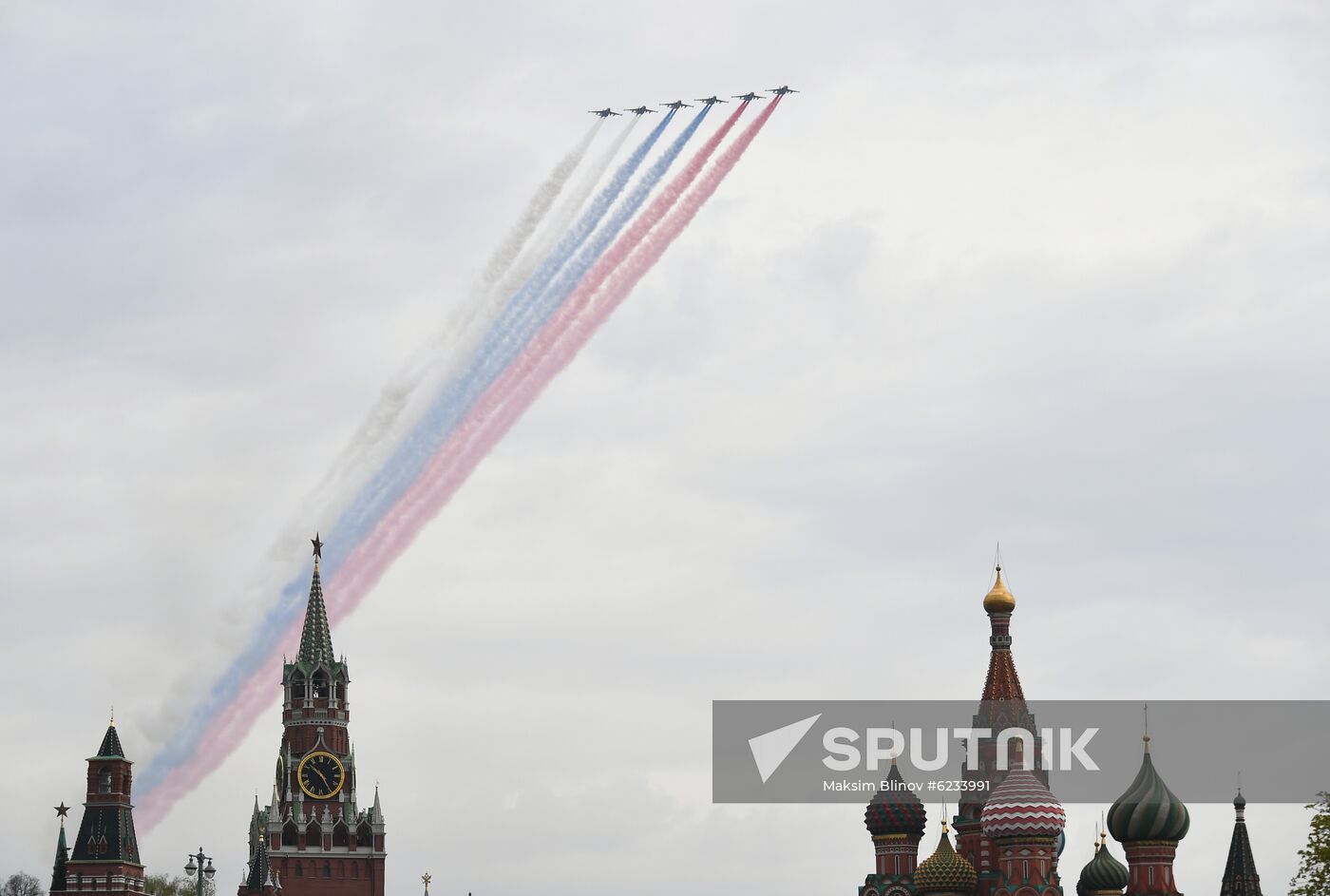 Russia Victory Day Parade Rehearsal Sputnik Mediabank