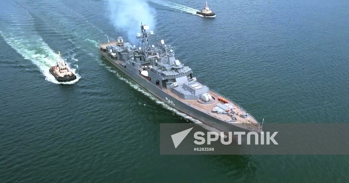 Russia Marshal Shaposhnikov Destroyer | Sputnik Mediabank