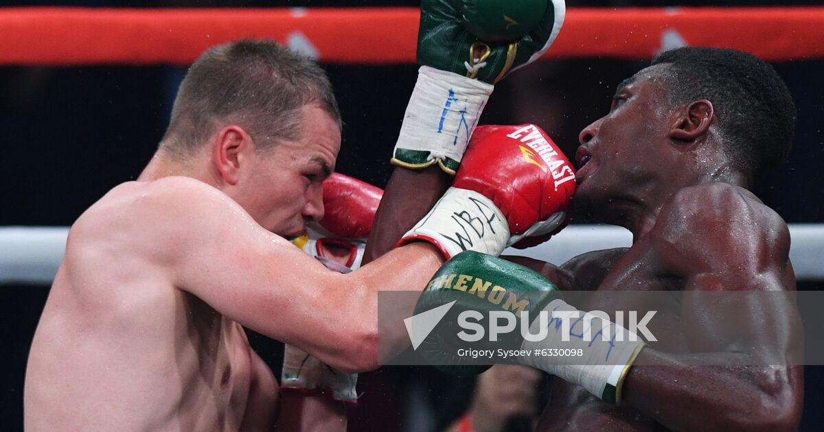 Russia Boxing WBA Gold Middleweight Title | Sputnik Mediabank