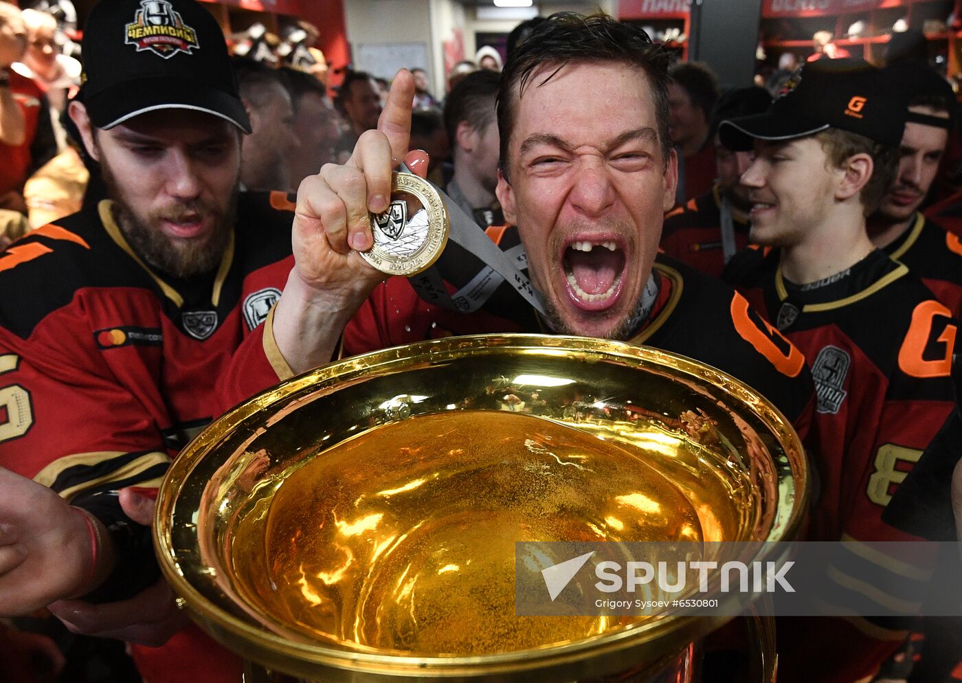 Russia Ice Hockey Gagarin Cup Winner Avangard | Sputnik Mediabank