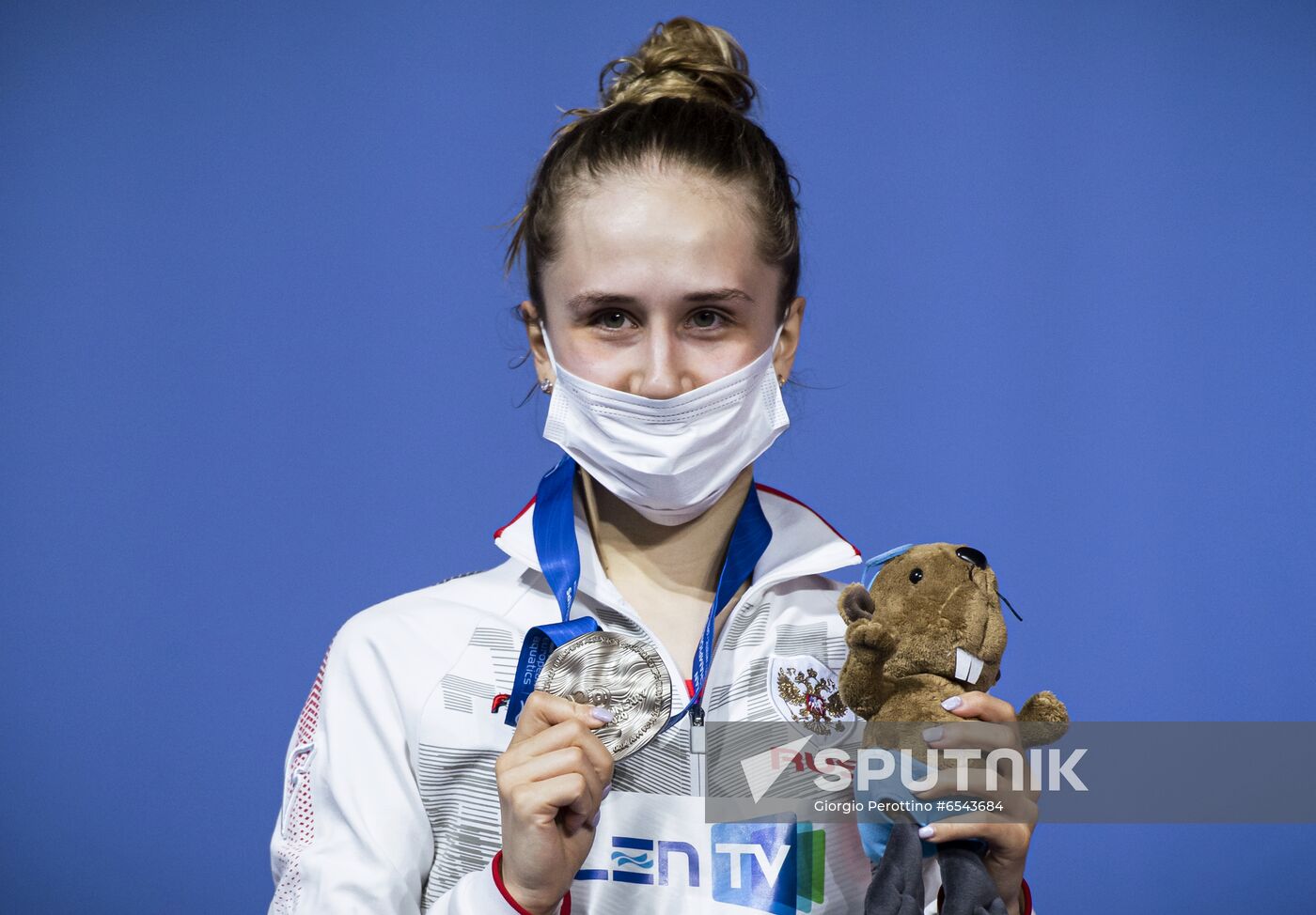 Hungary European Aquatics Championship Diving Women Platform | Sputnik Mediabank