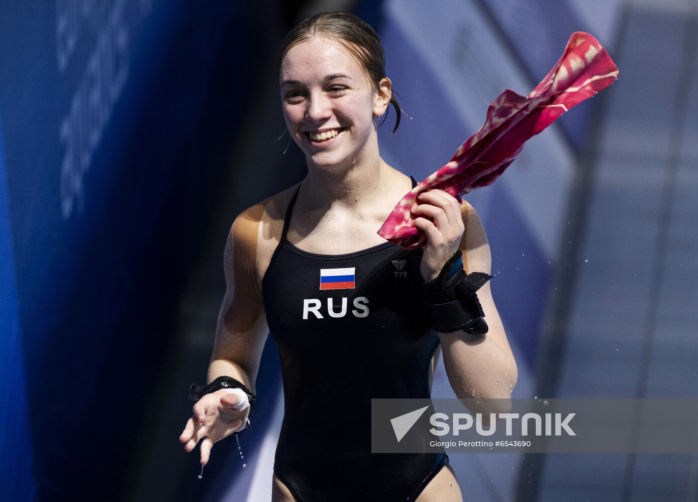 Hungary European Aquatics Championship Diving Women Platform | Sputnik Mediabank