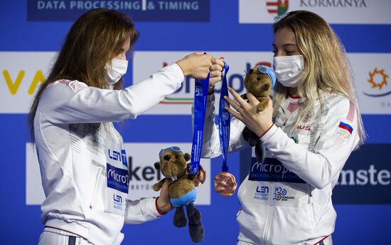 Hungary European Aquatics Championship Diving Women Synchro | Sputnik Mediabank