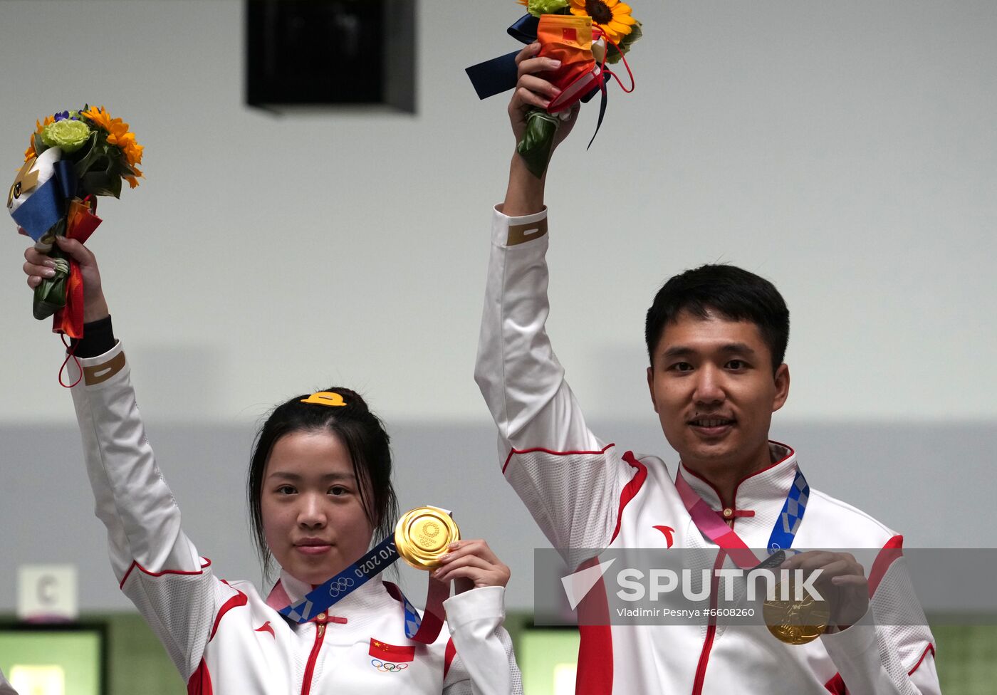 Japan Olympics 2020 Shooting Air Rifle Mixed Team | Sputnik Mediabank