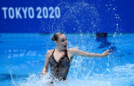 Japan Olympics 2020 Artistic Swimming Duet Technical Routine | Sputnik ...