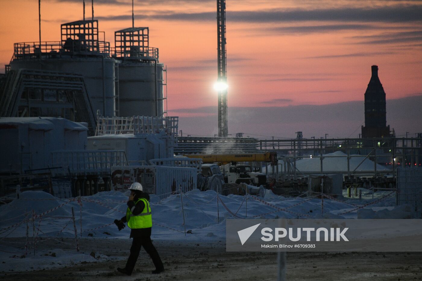 Russia Gas Arctic LNG 2 Project | Sputnik Mediabank