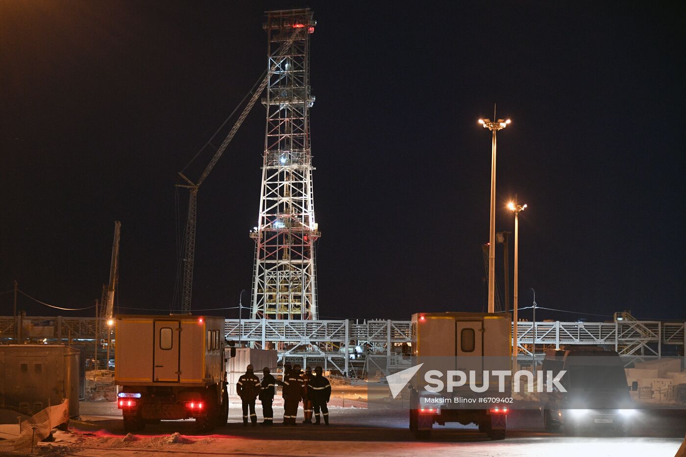 Russia Gas Arctic LNG 2 Project | Sputnik Mediabank