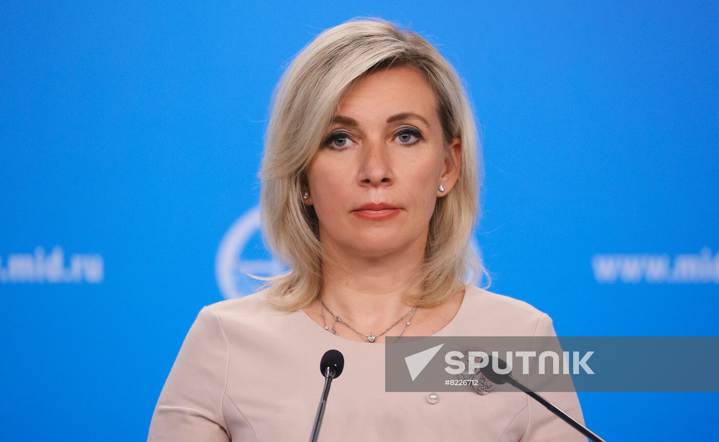 Russia Zakharova Briefing | Sputnik Mediabank