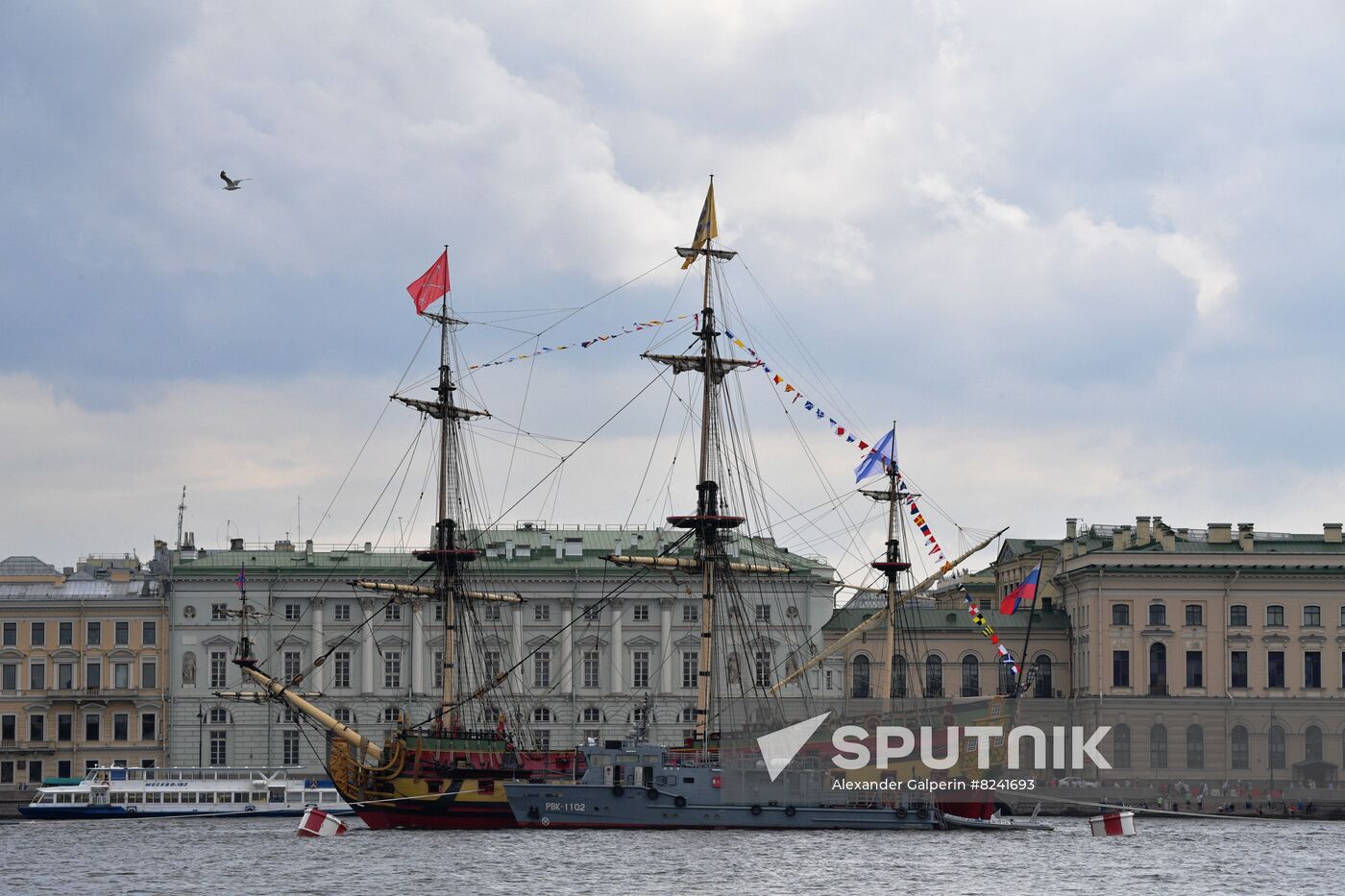 Russia Navy Day Parade Rehearsal | Sputnik Mediabank
