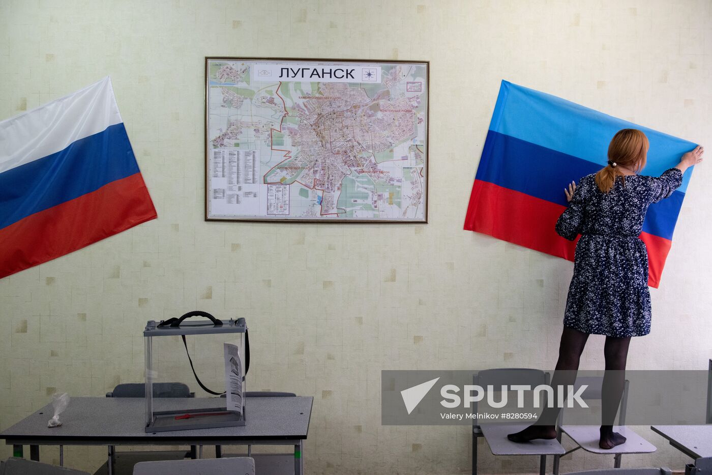 DPR LPR Ukraine Russia Joining Referendum Preparations | Sputnik Mediabank