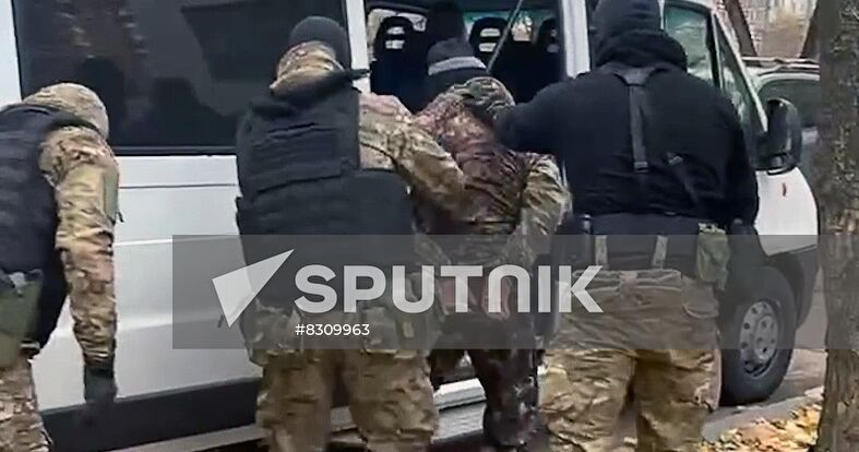 Russia Criminal Gang Members Detention | Sputnik Mediabank