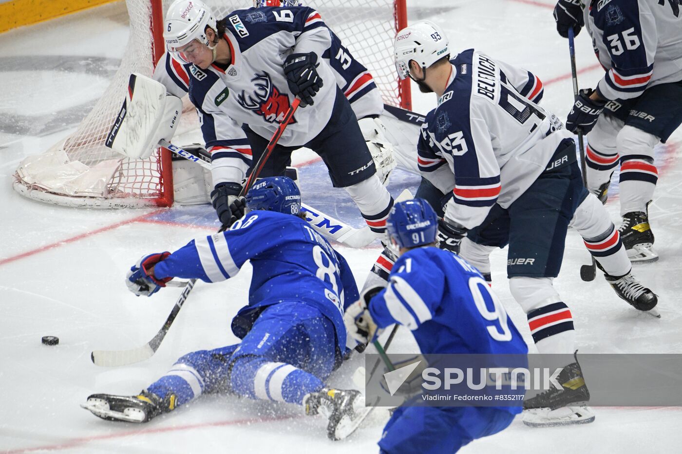 Russia Ice Hockey Kontinental League Dynamo - Torpedo | Sputnik Mediabank
