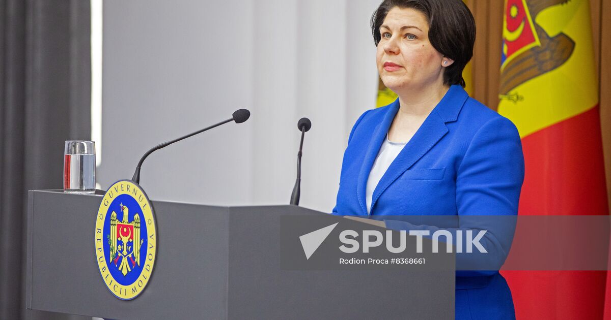 Moldova Prime Minister Resignation Sputnik Mediabank