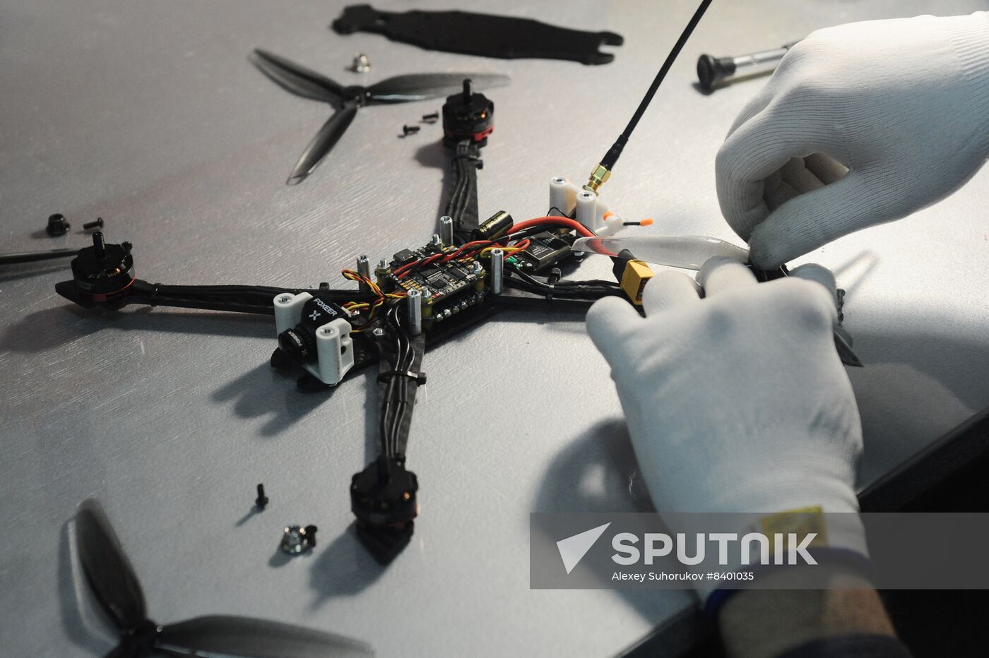 Russia Military Production UAVs | Sputnik Mediabank