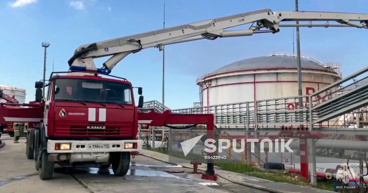 Russia Fuel Depot Fire | Sputnik Mediabank