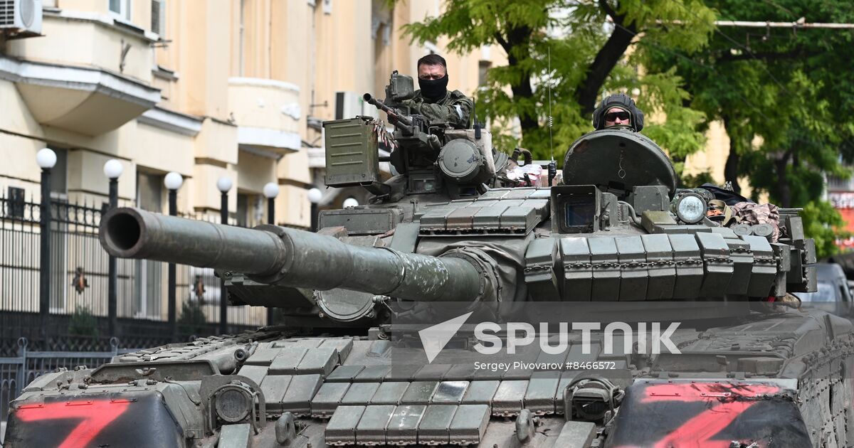 Russia Mutiny Attempt Security Measures Rostov-on-Don | Sputnik Mediabank