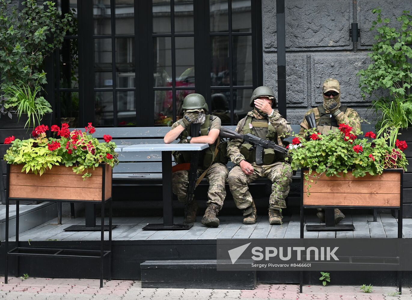 Russia Mutiny Attempt Security Measures Rostov-on-Don | Sputnik Mediabank