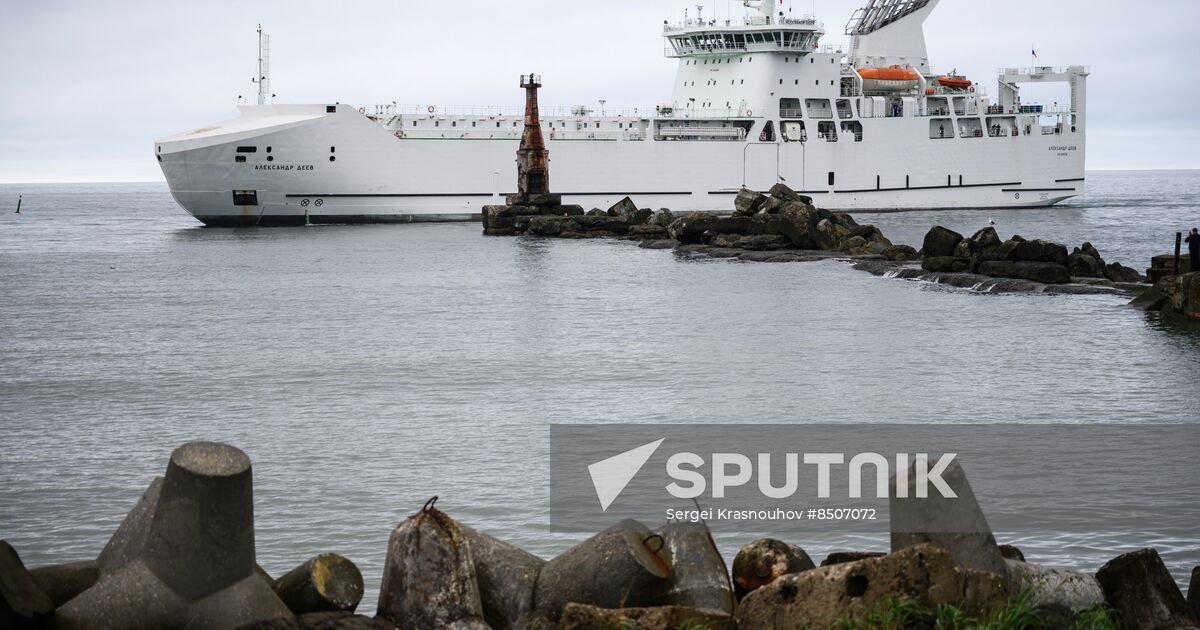 Ferry Alexander Deyev on Sakhalin Island | Sputnik Mediabank