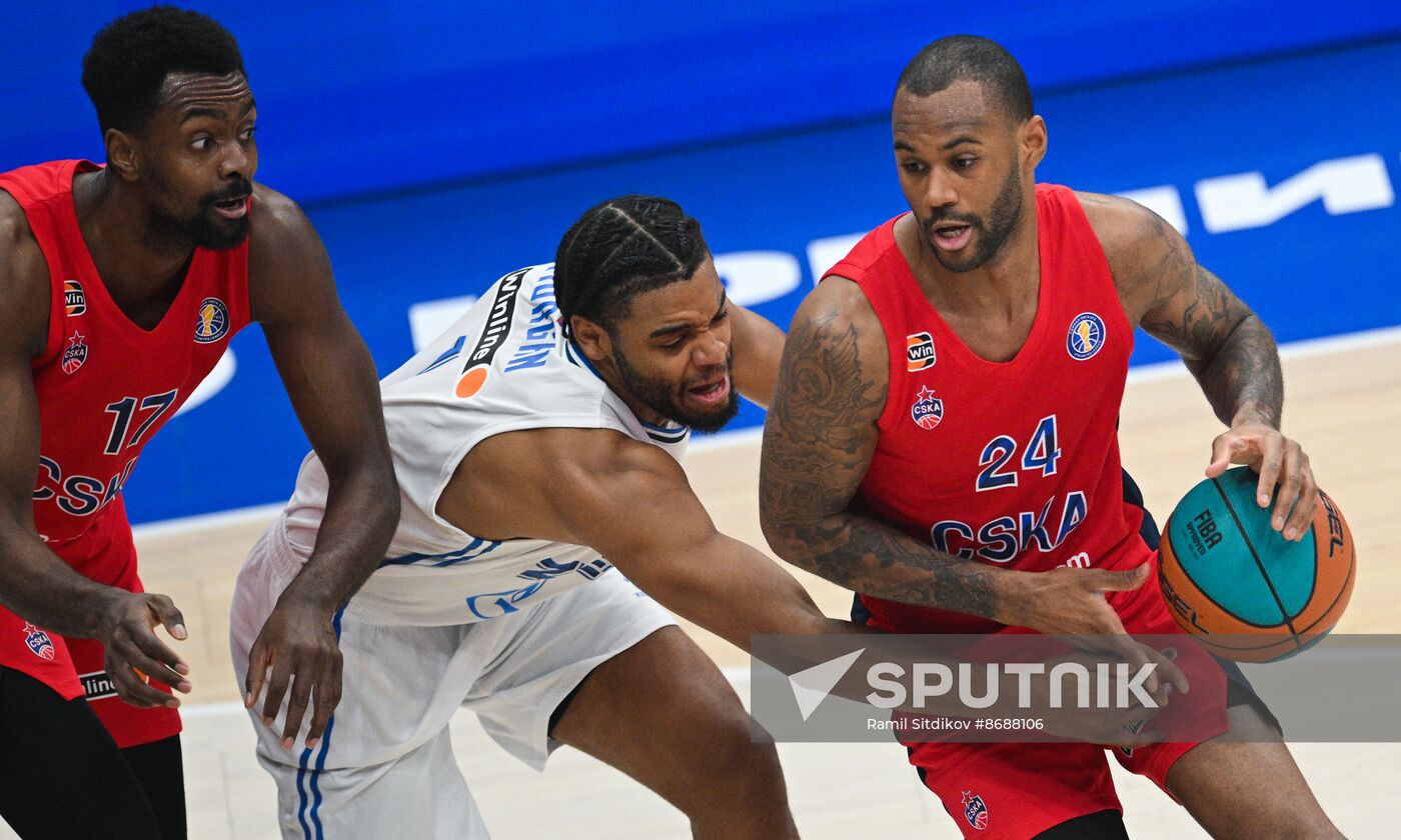 Russia Basketball United League CSKA Zenit Sputnik Mediabank
