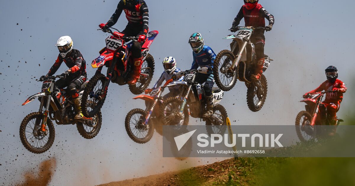 Russia Supercross Motorcycle Championship | Sputnik Mediabank