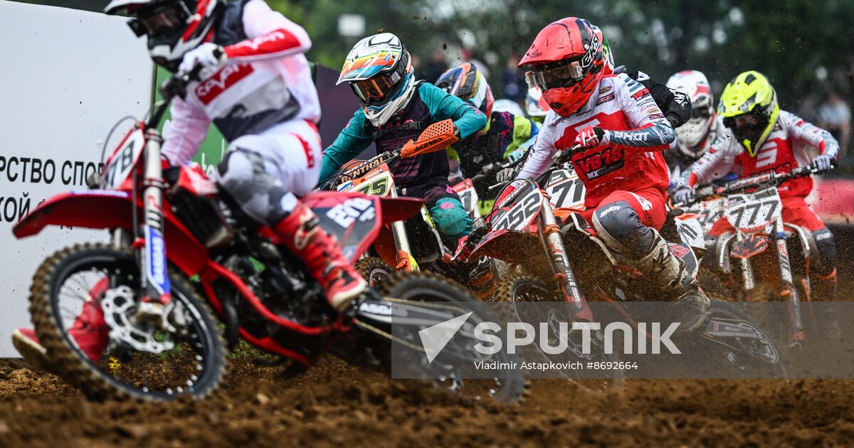 Russia Supercross Motorcycle Championship | Sputnik Mediabank