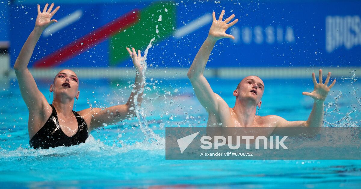 Russia BRICS Sports Games Artistic Swimming Mixed Duet Technical ...