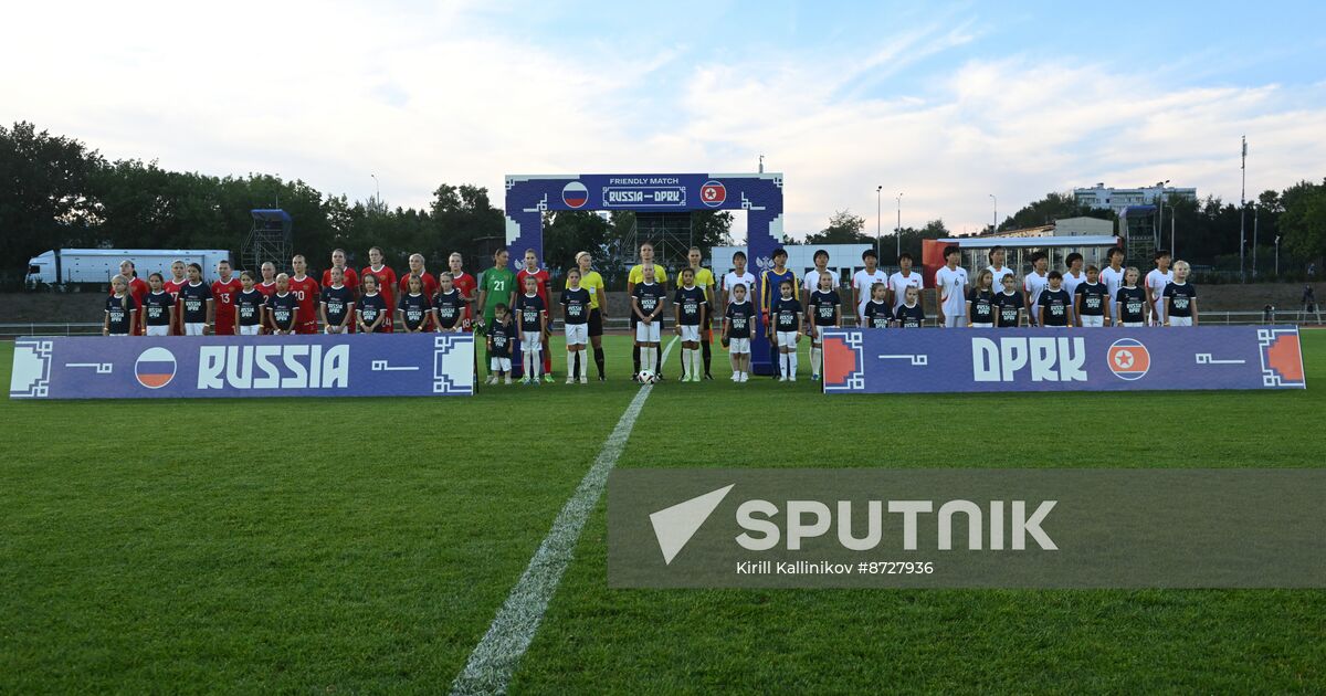 Russia Soccer Women Friendly Russia - North Korea | Sputnik Mediabank