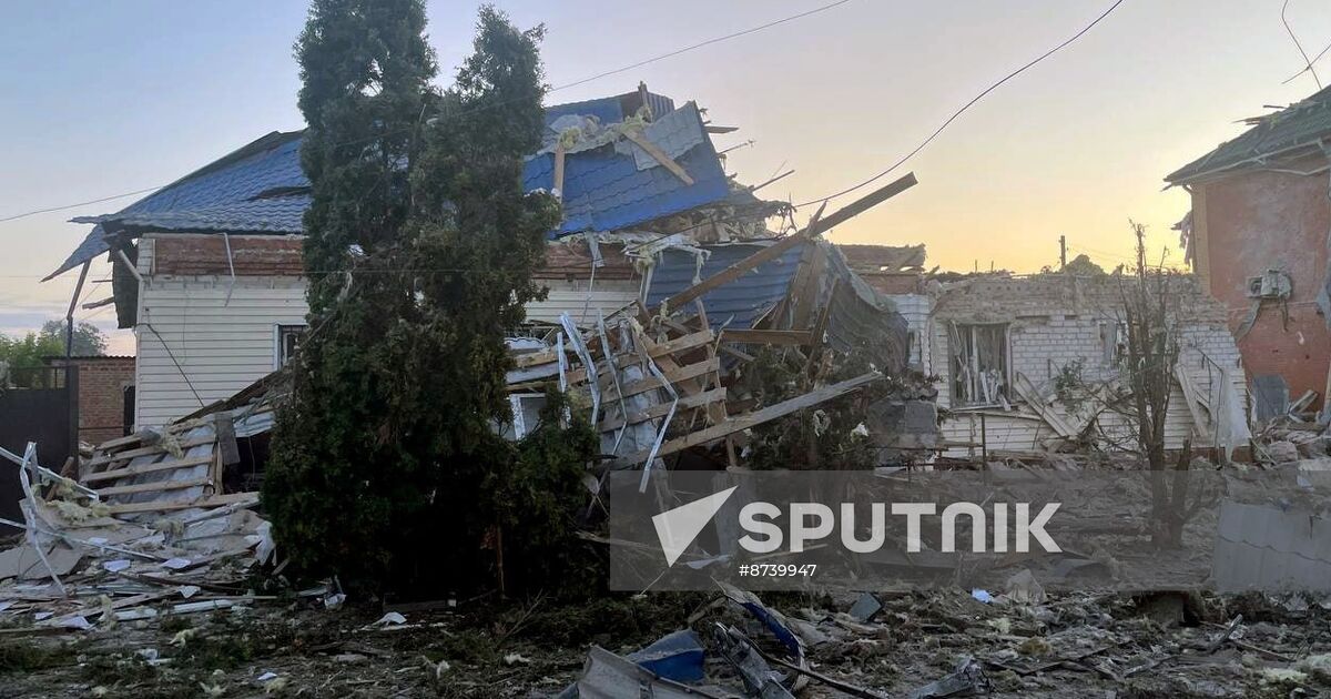 Russia Ukraine Kursk Attack Shelling Aftermath | Sputnik Mediabank