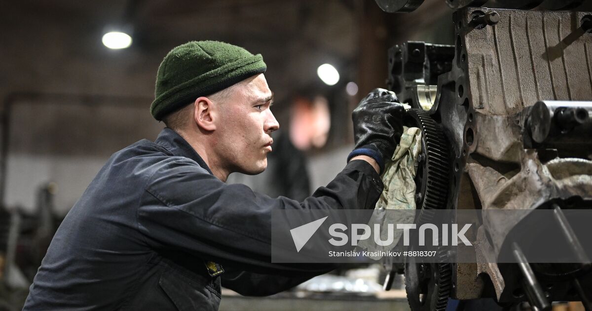 Russia Ukraine Military Operation Repair Battalion | Sputnik Mediabank